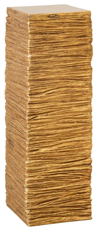 Slate Pillar, Gold Leaf