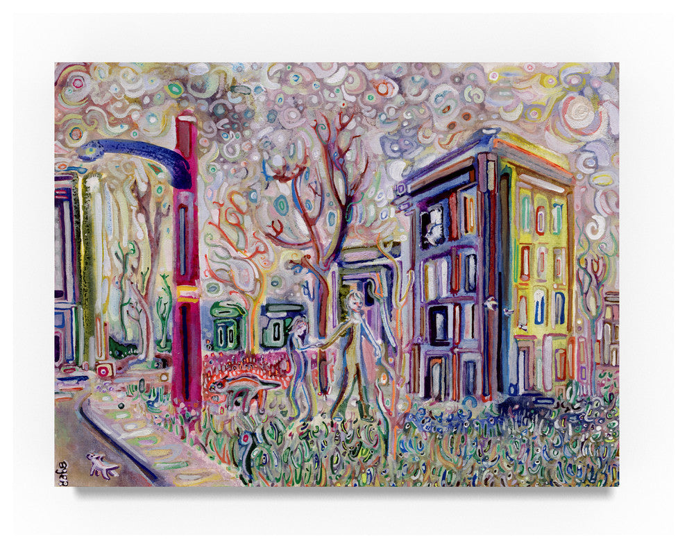 "Together Through Seasons" by Josh Byer, Canvas Art