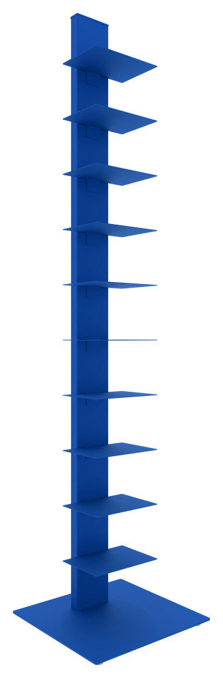 Sapiens Bookcase/Shelf/Shelving Tower, Blue