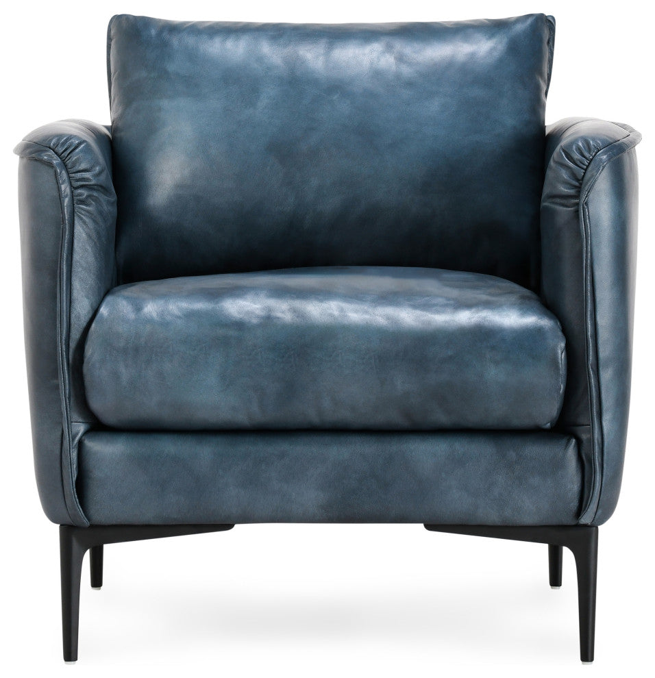 Corinne Club Chair by Kosas Home, Ocean Blue