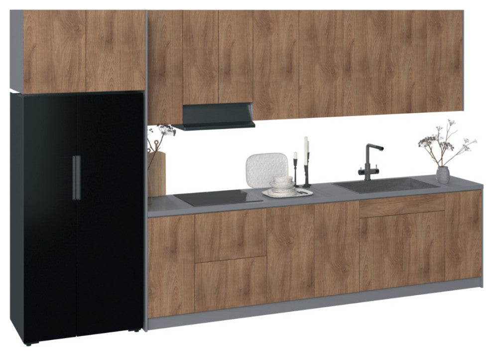 Kitchen Timeless Collection Natural Teak Color Base Size 13Ft Wide