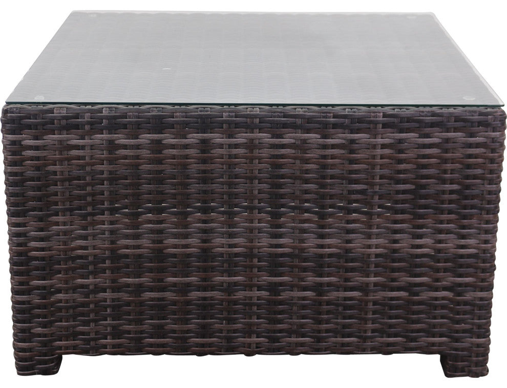 Courtyard Casual St Lucia 37" Square Corner End Table