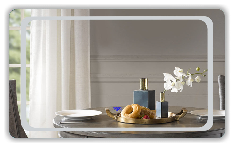 CHLOE Lighting LUMINOSITY Rectangular TouchScreen LED Mirror