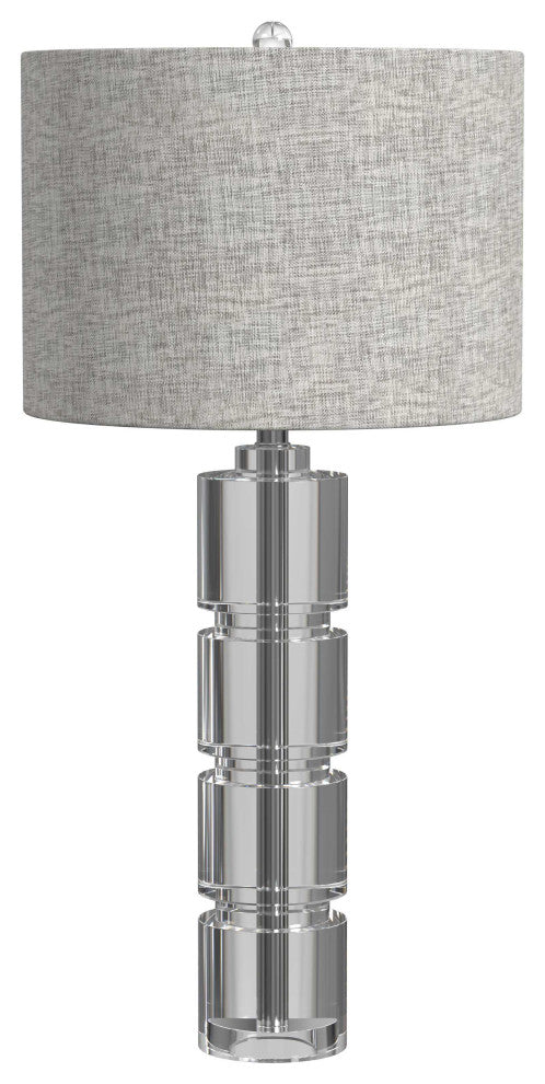 Bethany Crystal Grey Table Lamp