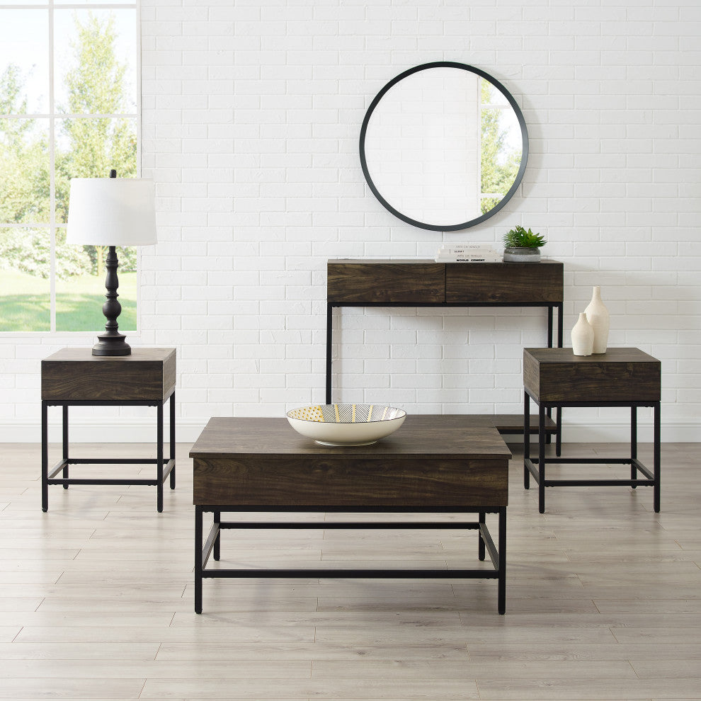 Jacobsen 4-Piece Coffee Table Set Coffee, Console, and 2 End Tables