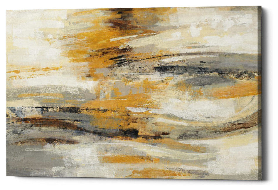 Epic Graffiti "Golden Dust" by Silvia Vassileva, Giclee Canvas Wall Ar