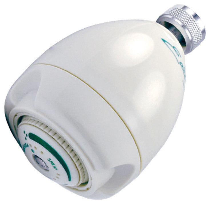 Niagara Earth Showerhead, White, N2917