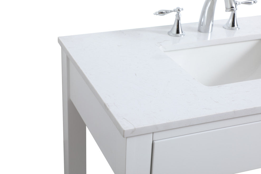36" Ada Compliant Bathroom Vanity White