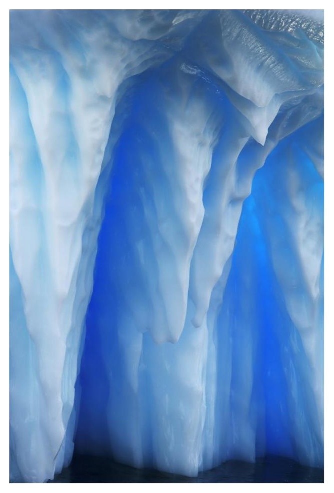 "detail Of An Iceberg Antarctica" Digital Paper Print By Jan Vermeer