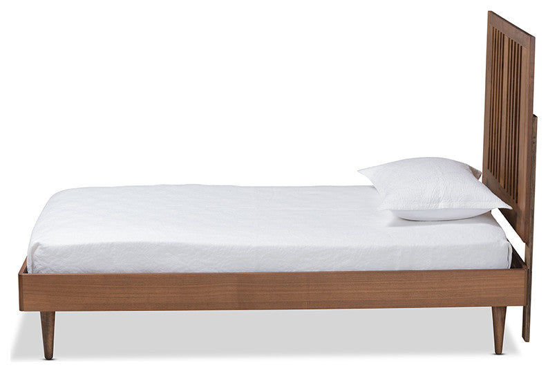Brendt Transitional Modern Platform Bed, Twin
