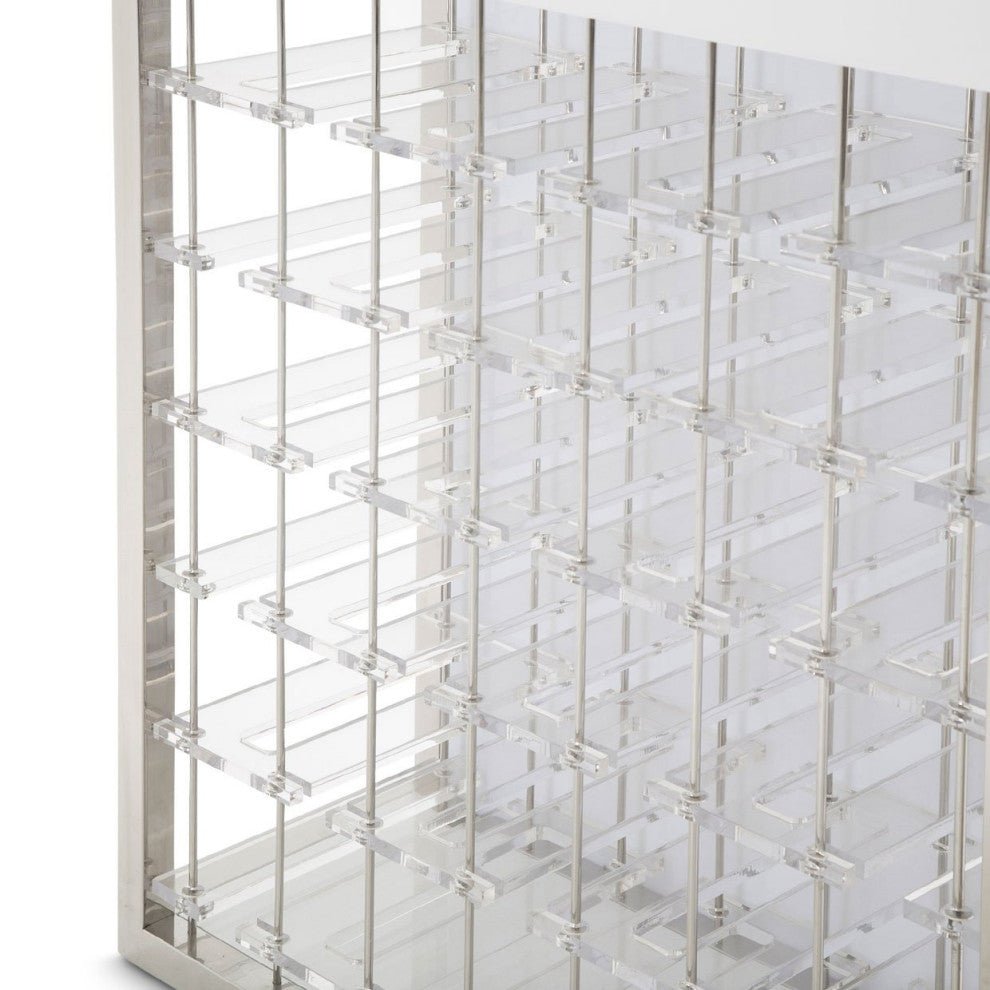 Aico Amini State St Wall Bar in Glossy White