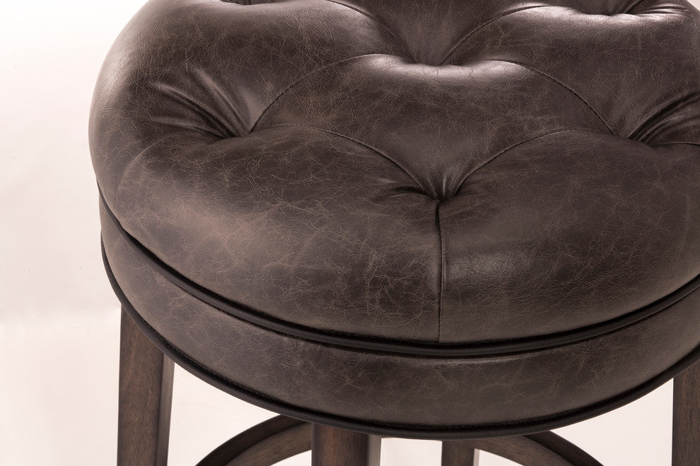 Hillsdale Krauss Wood Backless Swivel Counter Height Stool