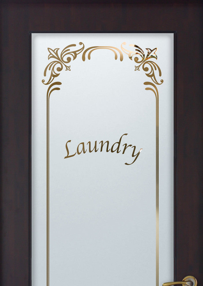 Laundry Door - Lenora - Alder Clear - 32" X 80" - Knob On Right - Pull