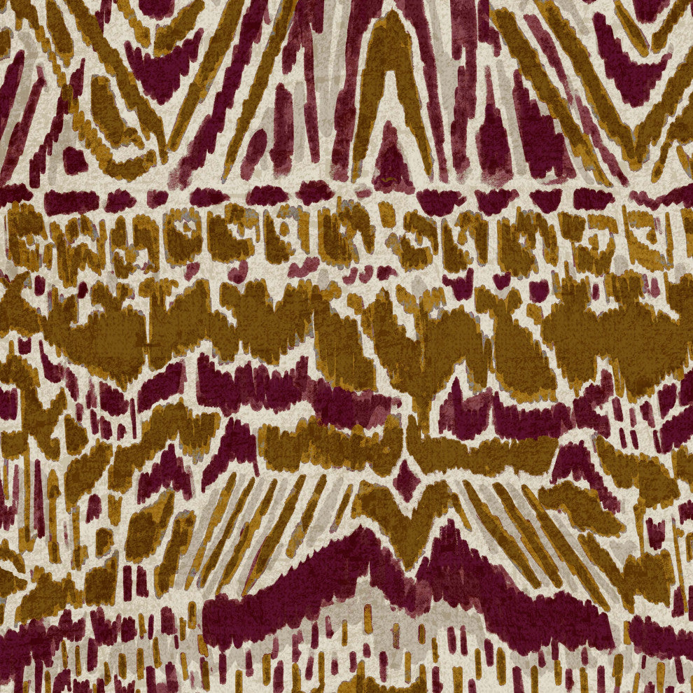 Full Headboard, Kara Ikat Raspberry