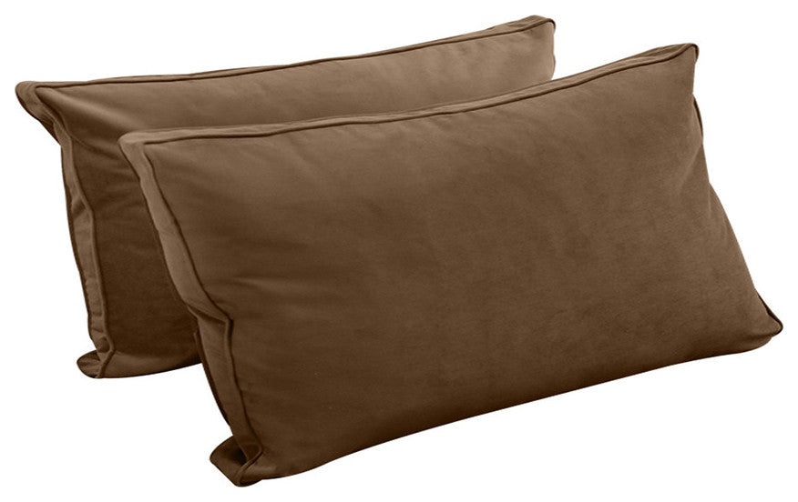 Style V2 Full Pipe Trim Velvet Indoor Daybed Mattress Pillow Complete