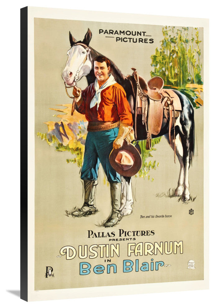 "dustin Farnum Ben Blair 1916" Canvas By Hollywood Photo Archive 24