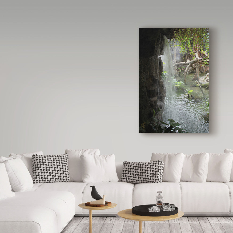 "Waterfall" by Robert Michaud, Canvas Art