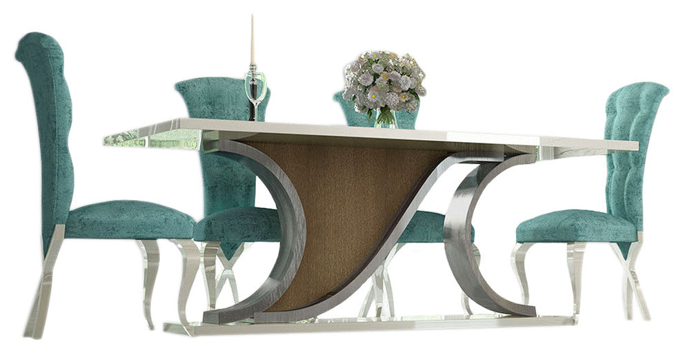 Saphire L14 Dining Table Set, 60.99"