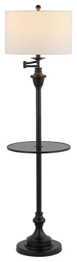 JONATHAN Y Lighting JYL3055 Cora 60" Tall LED Dual Function Floor - Bl