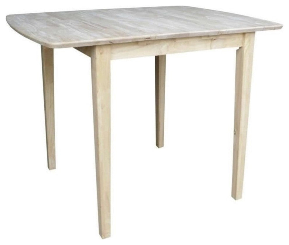 International Concepts Unfinished Square/Rectangular Counter Height Di