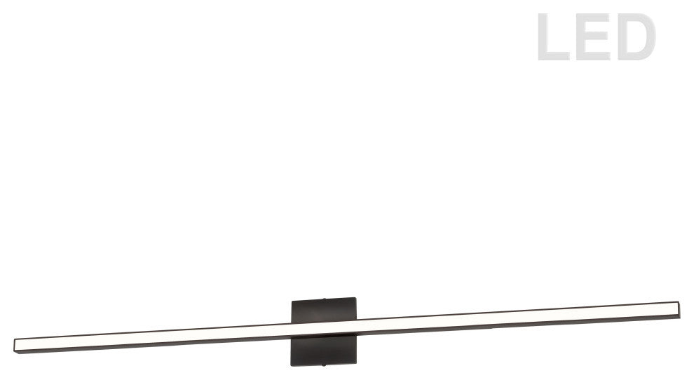 48" Arandel Modern Bathroom Vanity Light Matte Black