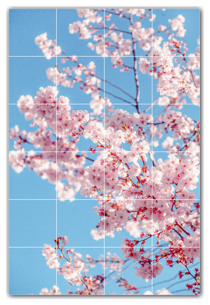 Spring Ceramic Tile Wall Mural Hz500953-46l. 32" X 48"