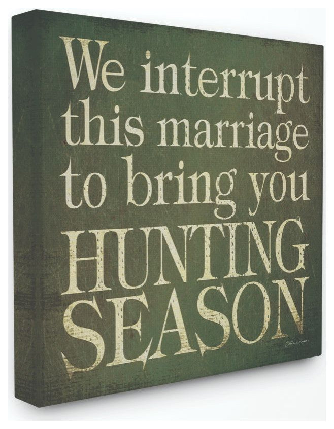 Marriage Funny Word Country Home Green Design, 17"x17"