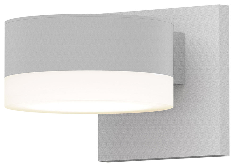 Downlight LED Sconce, Textured White