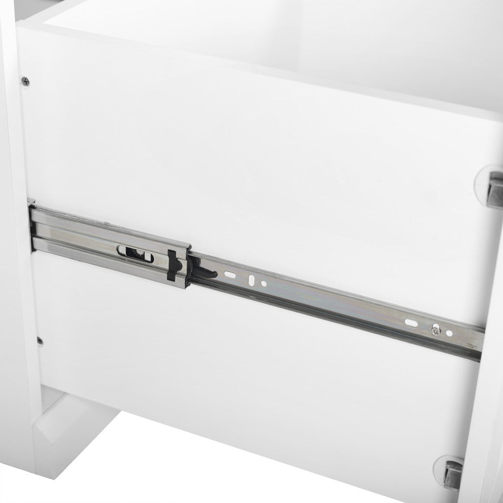 Harper 6-Piece Entryway Set, White, Bench, Shelf, Pantry Closets and H