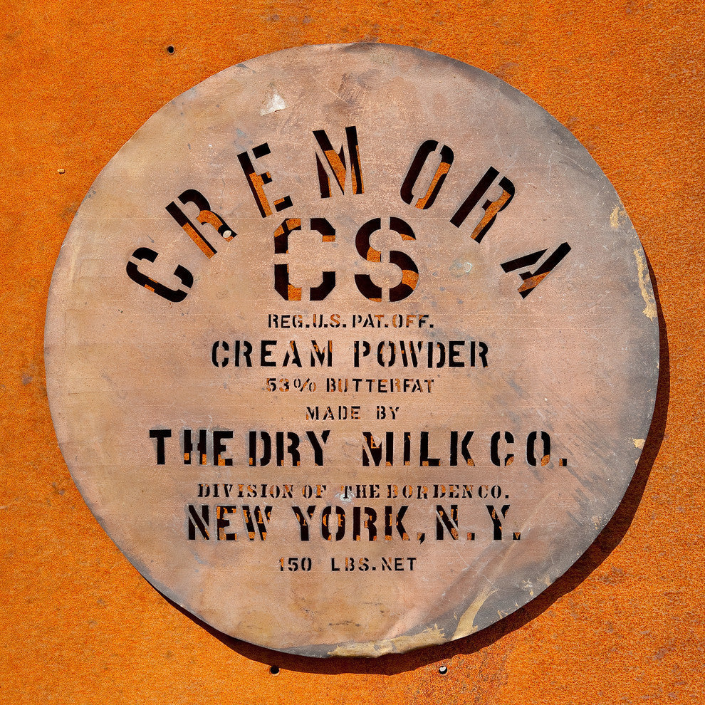 Cremora Cs Cream Powder Coper Stencil Round Print