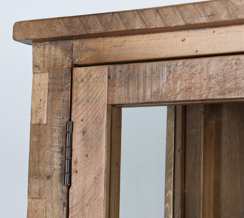 Emma Reclaimed Pine Display Cabinet