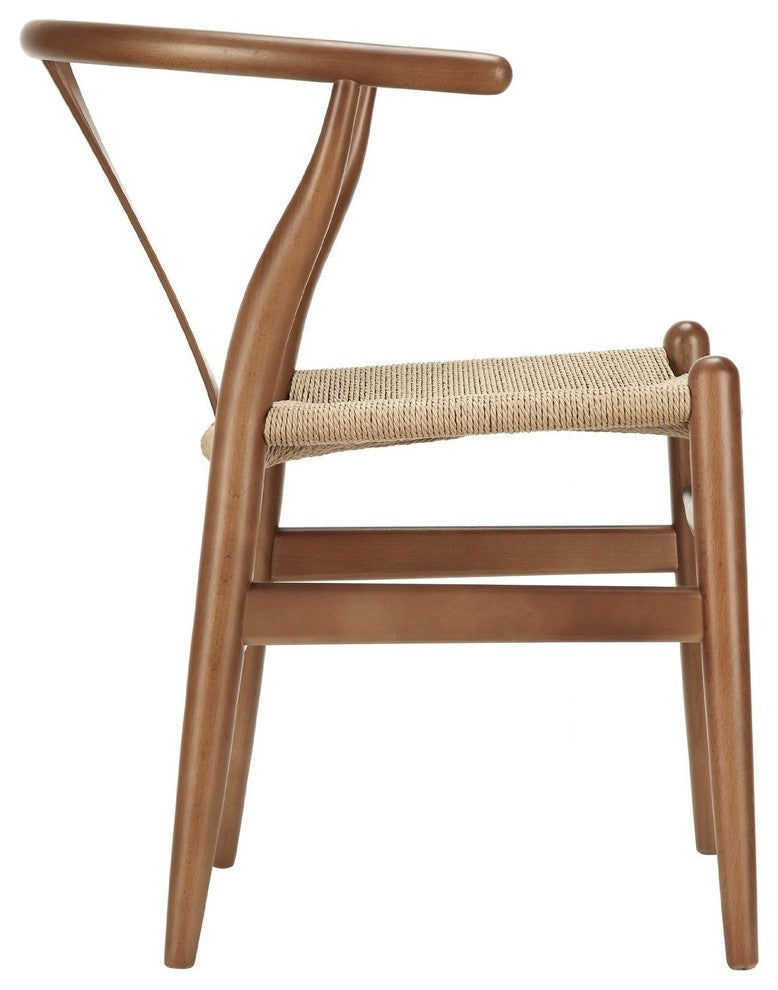 Replica Hans Wegner Wishbone Chair Walnut