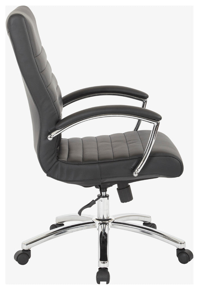 Executive Mid-Back Chair, Black