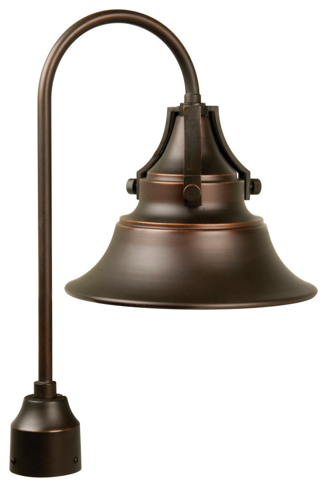 Craftmade Z4415-88 Union Gooseneck Post Light - Oiled Bronze Guilded