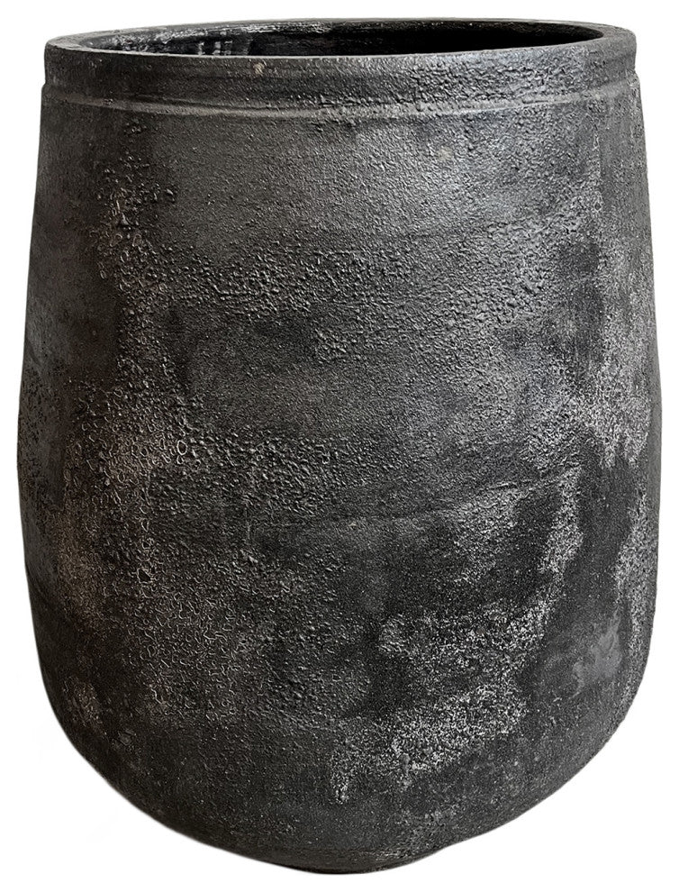 Tumbler Black Earth Ware Pot