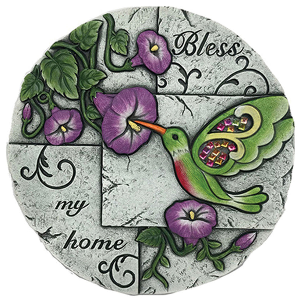 10" Cement Hummingbird Stepping Stone