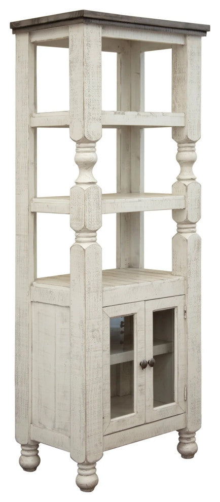 Stonegate Pillar Style 2-door Pier Bookcase