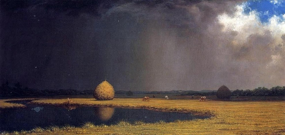 Martin Johnson Heade Salt Marsh Hay Wall Decal