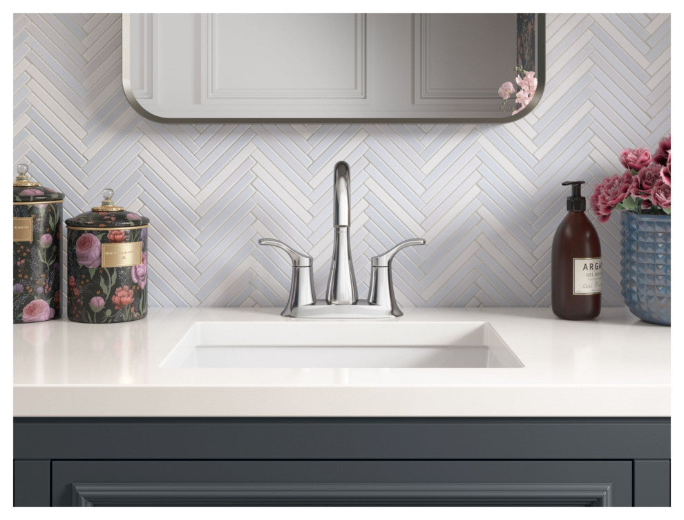 Kohler K-27388-4 Simplice 1.2 GPM Centerset Bathroom Faucet - Vibrant