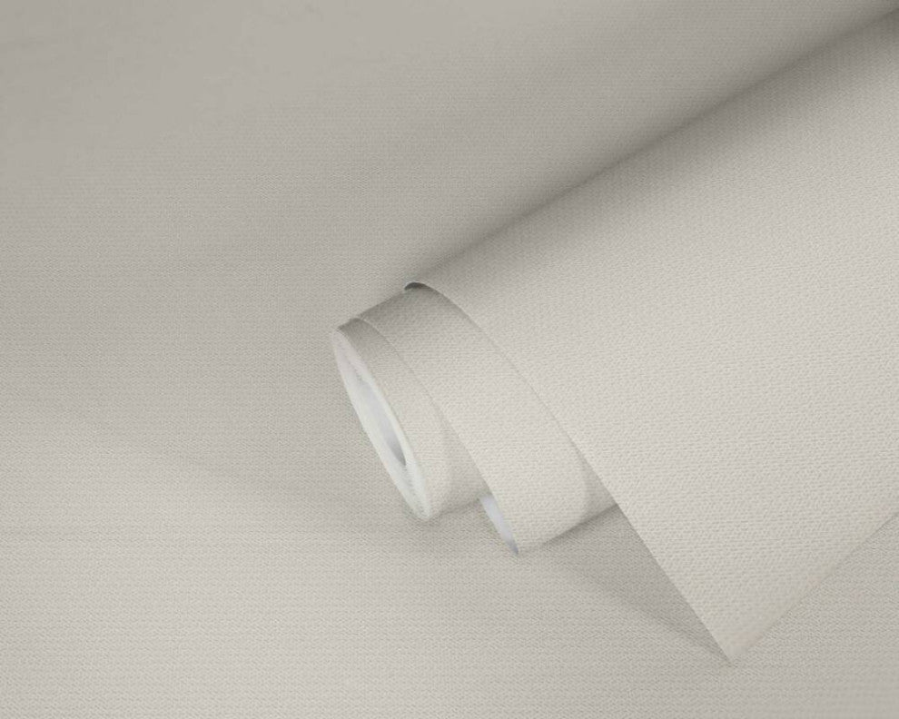 Plain Textured Wallpaper With Thread Embroidery Effect, 957144, Beige,