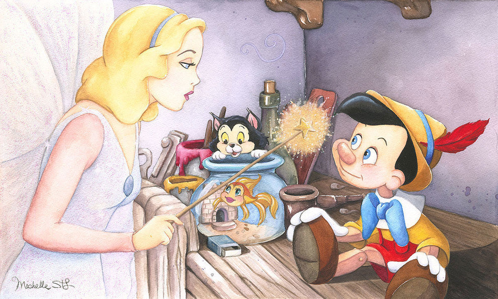 Disney Fine Art Brave Truthful and Unselfish by Michelle St Laurent