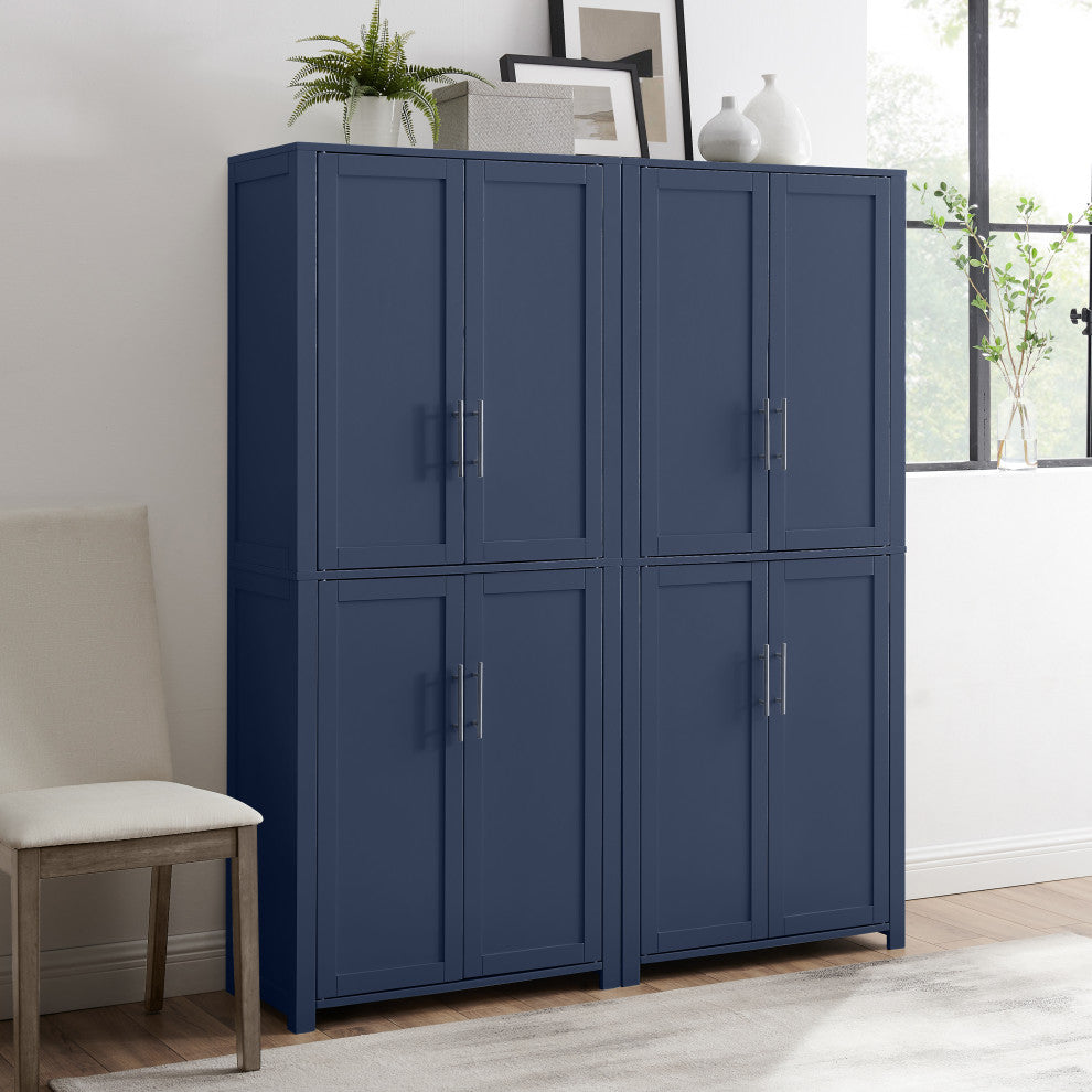 Savannah 2, Piece Kitchen Storage Pantry Set, 2 Pantries