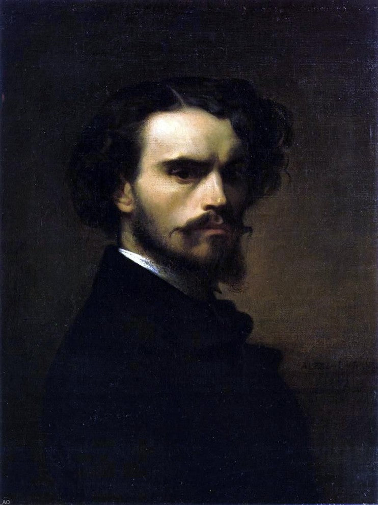 Alexandre Cabanel Self Portrait, Gallery Wrapped Canvas Print, 21"x28"