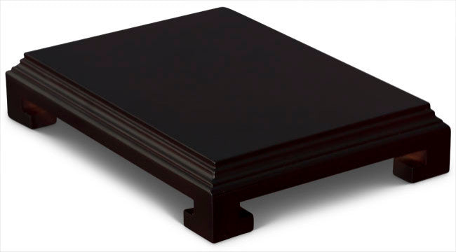Rectangular Wooden Stand 7"