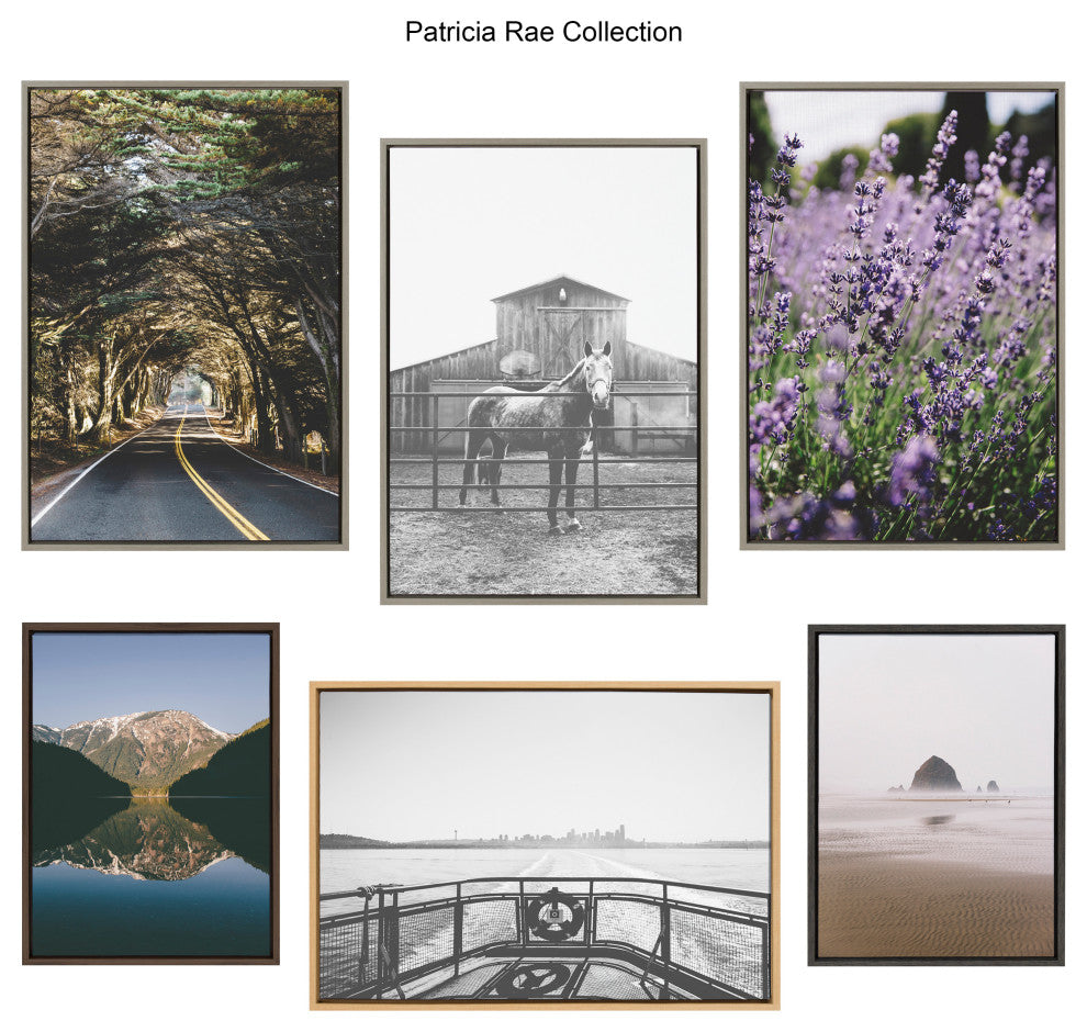 California Dreaming Canvas by Patricia Rae Photography, Assorted 3 Pie