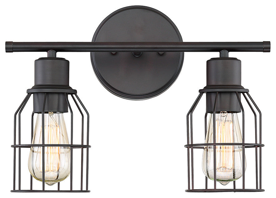 Beautiful Things Lighting Rustica 2 Light Bath Bar 41929