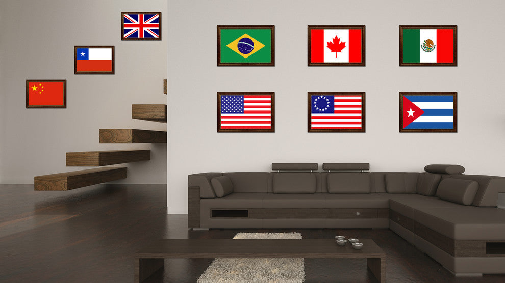Revolutionary War 13 Colonies Military Flag Canvas Print, 19" x 27"